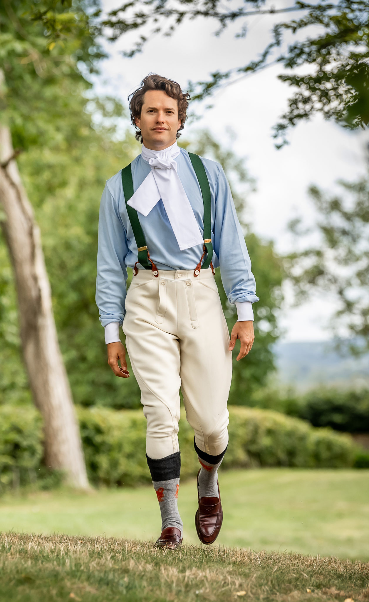 Mens Off White Cavalry Twill Breeches - The Hunting Stock Market