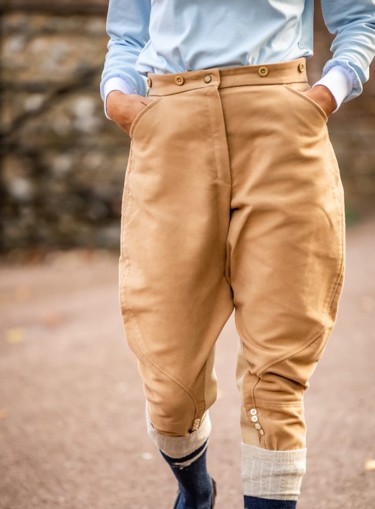 Ladies Camel Moleskin Breeches - The Hunting Stock Market