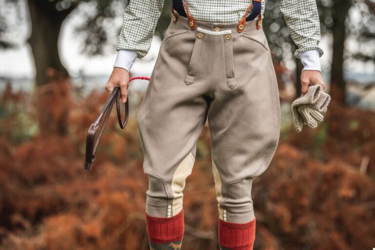 Mens Fawn Cavalry Twill Winged Breeches - The Hunting Stock Market